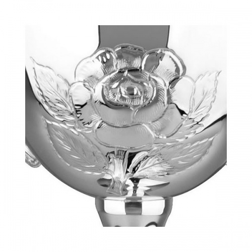 Silver Trophy with English Rose - Awards Trophies Supplier